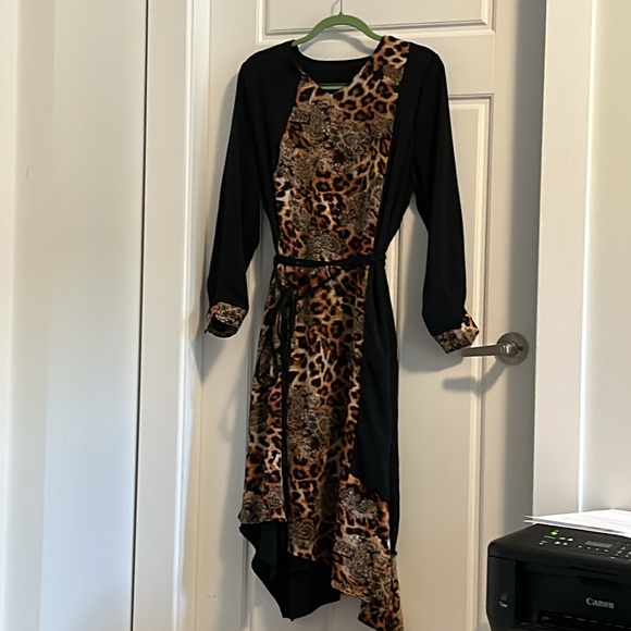 kate hewko | Dresses | Kate Hewko One Size Leopard Dress | Poshmark